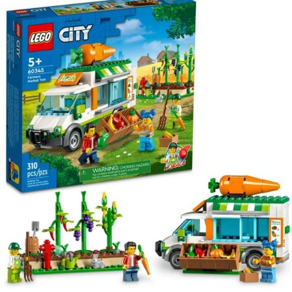 Lego | Toys | Lego City Farmers Market Van 6345 Building Set Food Truck ...
